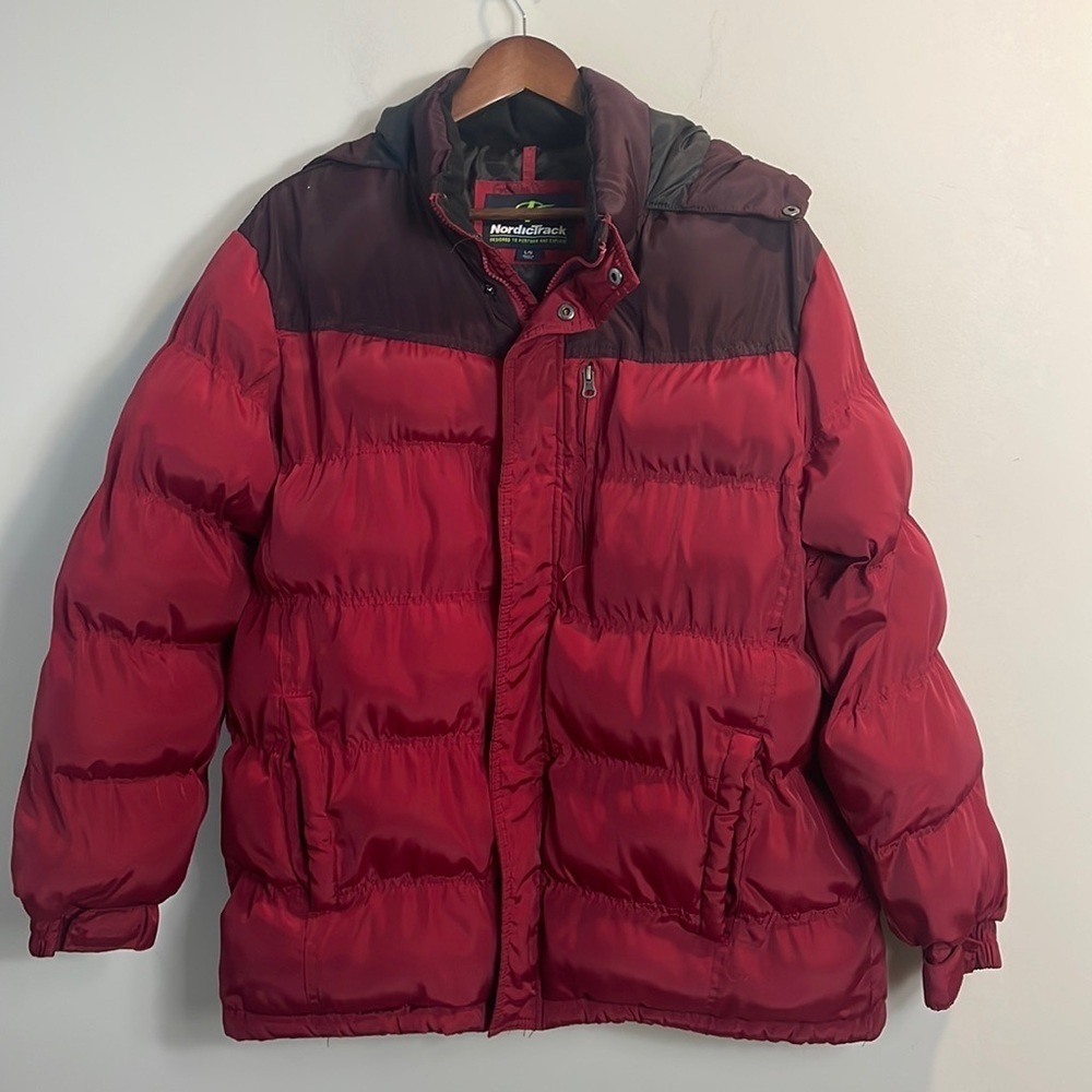 Nordictrack Puffy Jacket Men Size Large - Gem
